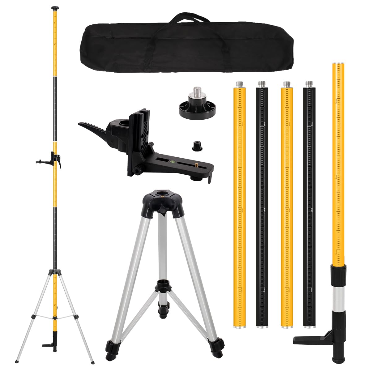 Telescoping Tripod With Laser Telescoping Laser Level Pole With