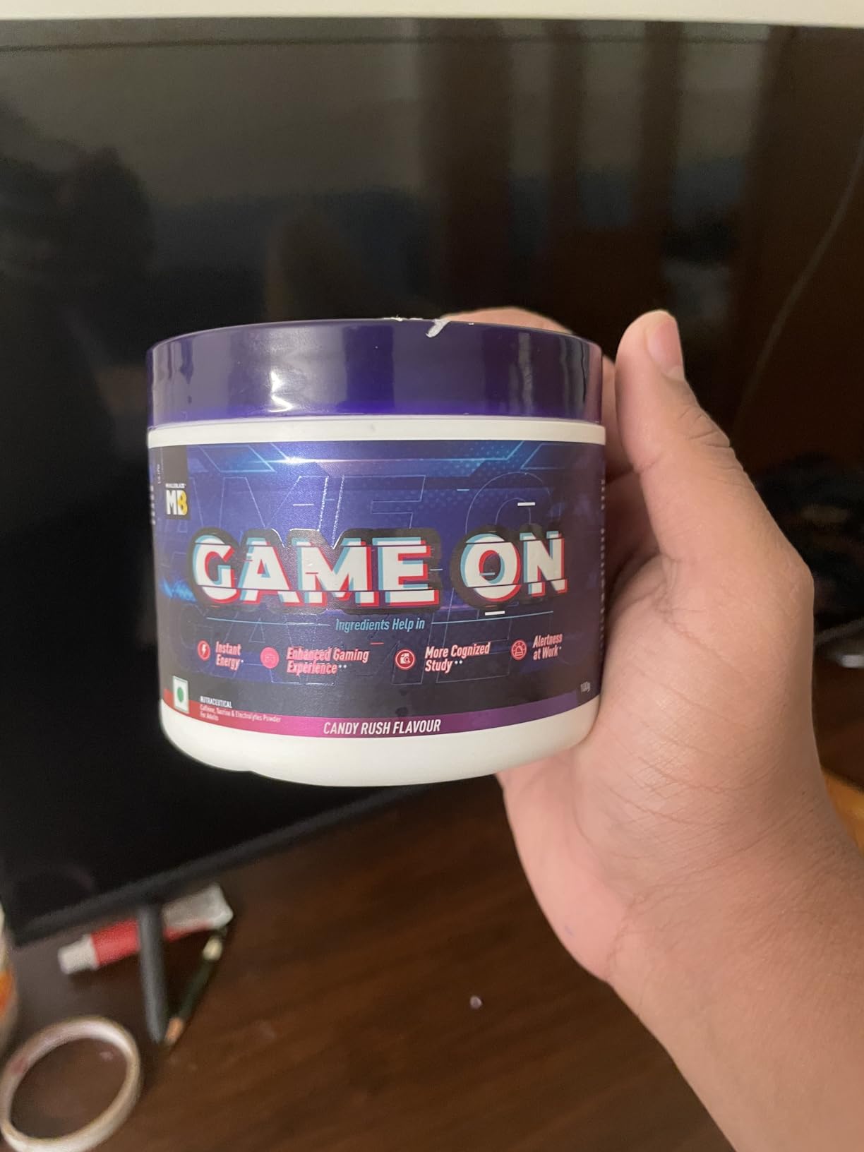 MuscleBlaze Game On,Pre Workout Supplements For Instant Energy,Focus ...