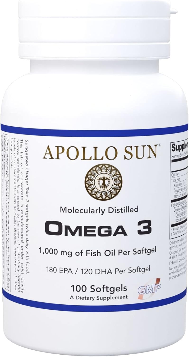 Amazon.com: Omega 3 Fatty Acids Supplements with EPA DHA by APOLLO SUN ...