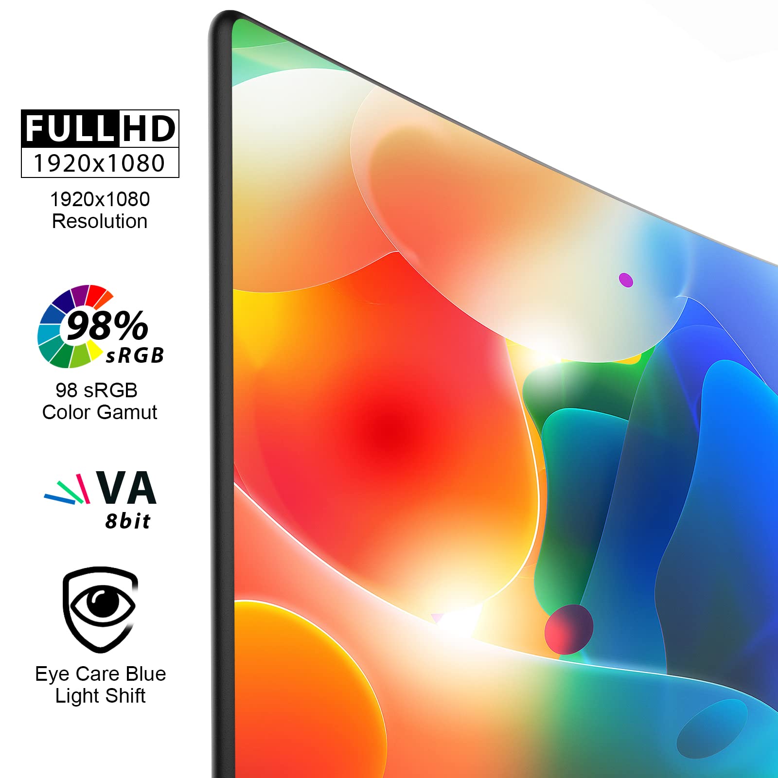 Snapklik.com : Gawfolk Curved 27 Inch Gaming Monitor 144hz/180hz PC ...