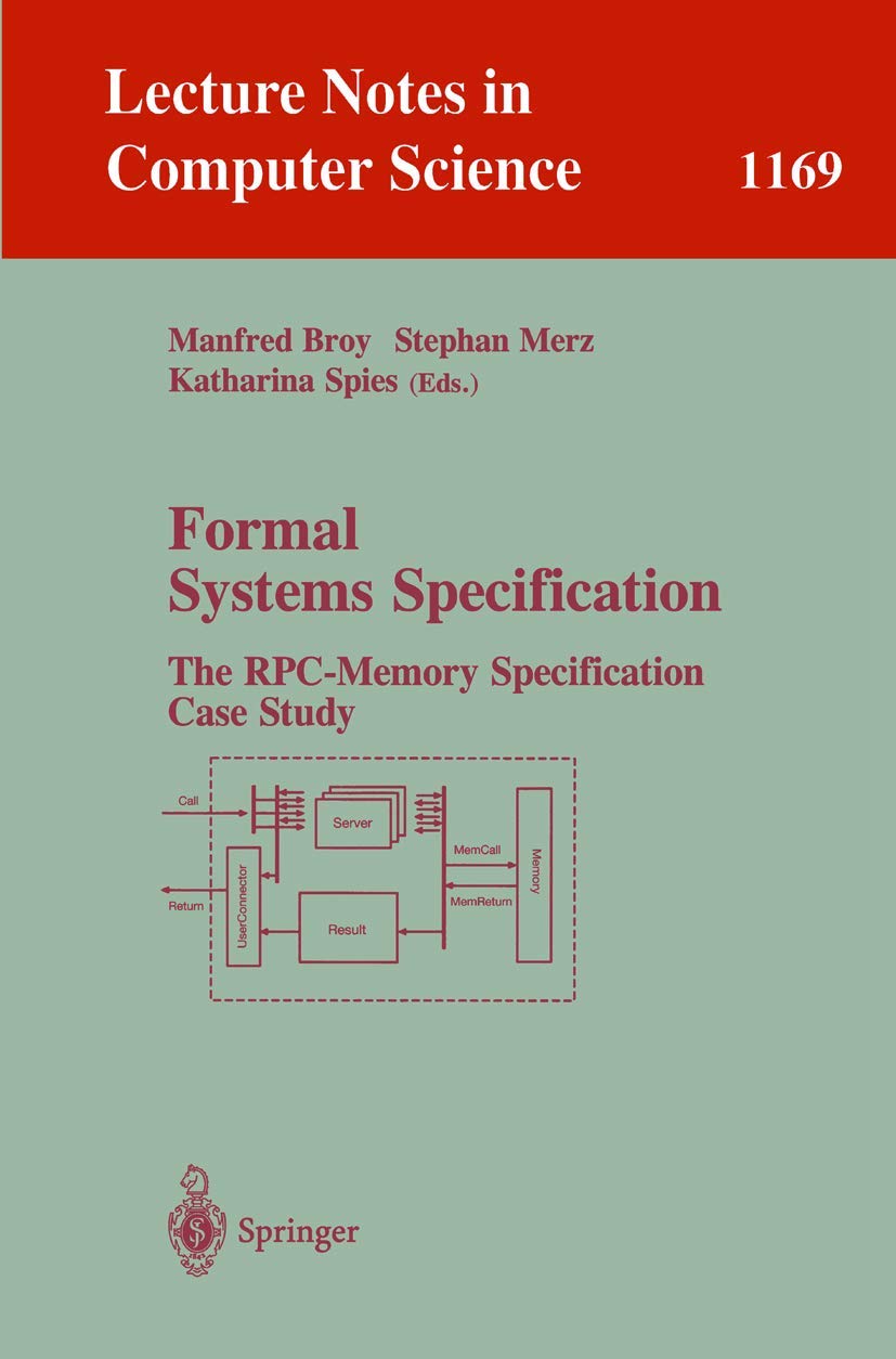 Formal Systems Specification: The RPC-Memory Specification Case Study ...