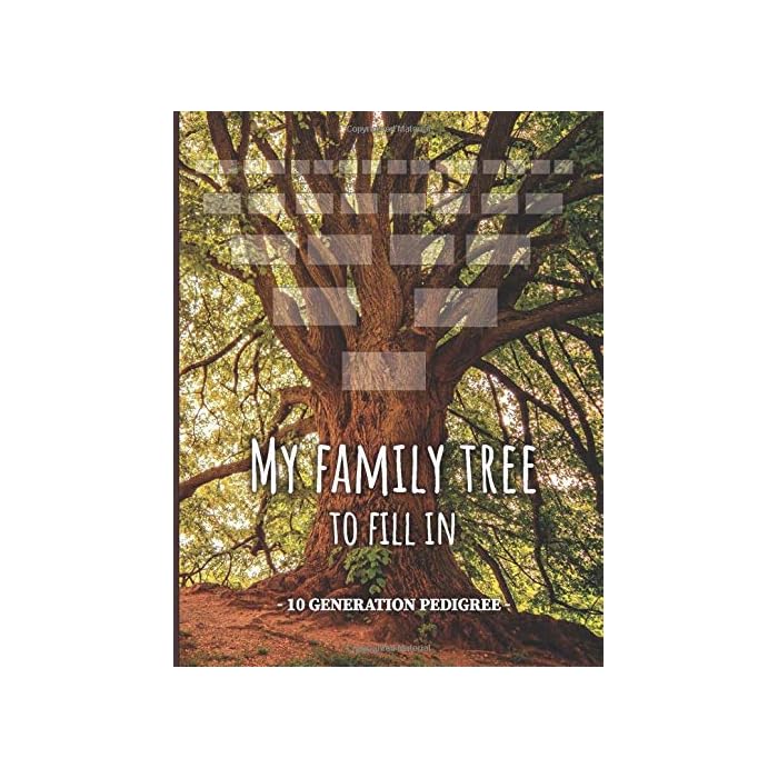 Buy My family tree to fill in- 10 generation pedigree: My family ...