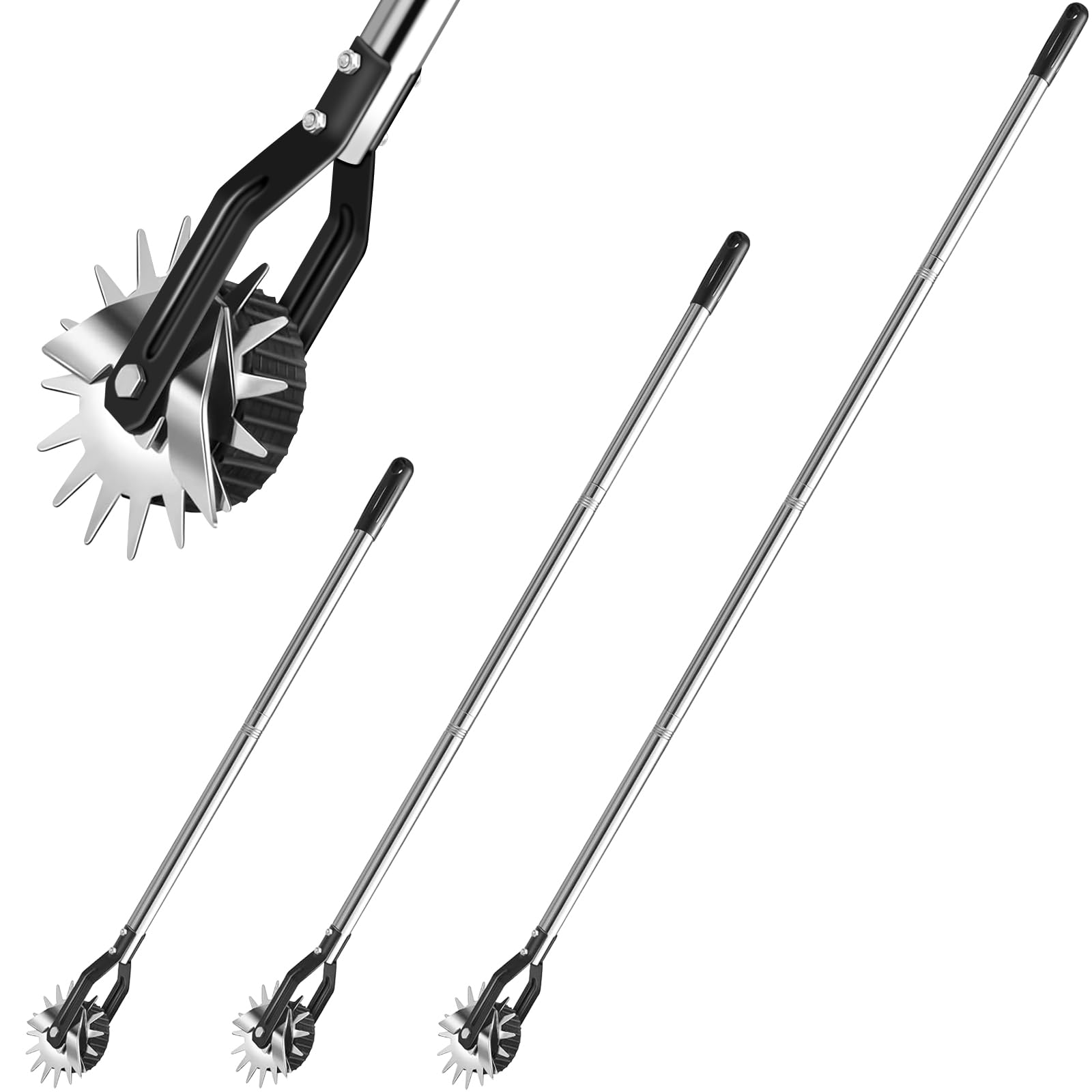 Amazon.com : Wheel Rotary Edger, Manual Edger Lawn Tool, Sturdy 4 ...