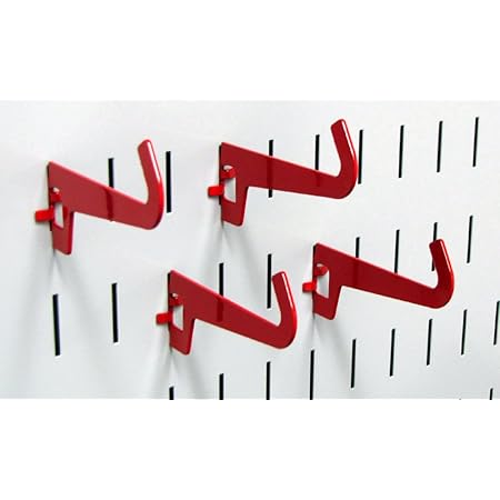 Amazon.com: Wall Control Pegboard Medium 1-7/8in Slotted Hook Pack ...