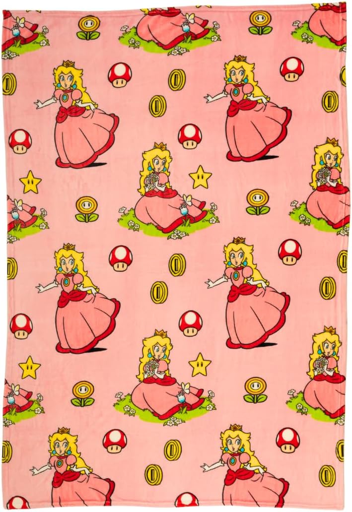Amazon.com: Nintendo Super Marios Bros. Gaming Princess Peach Girl ...