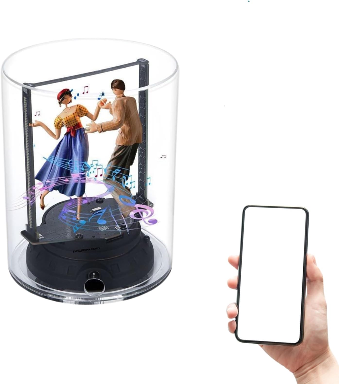 Amazon.com: 3D Hologram Fan - 3.9In 160 LEDs 3D Advertising Projector ...