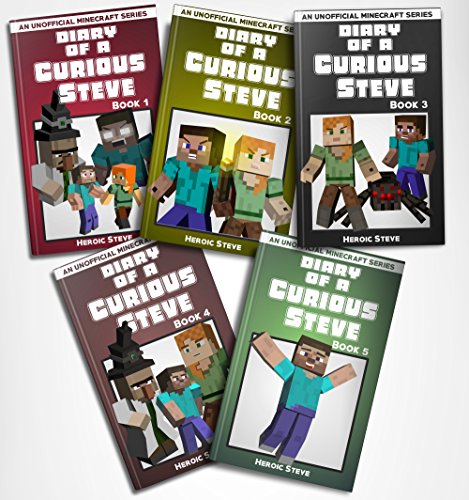Diary of a Curious Steve Complete Series Books 1 - 5 (An Unofficial ...
