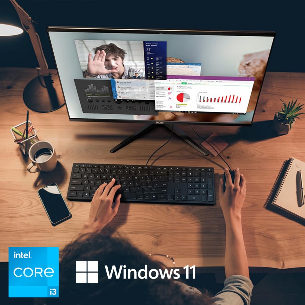 Snapklik.com : Acer Aspire C22-1610-UA91 AIO Desktop 21.5" Full HD 1920 X 1080 IPS Display Intel ...