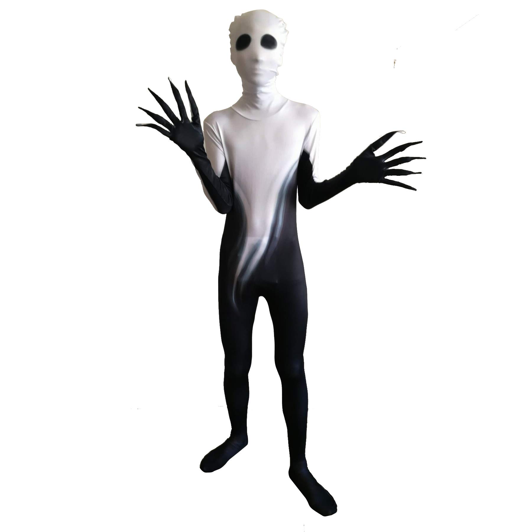 Buy Scary Shadow Demon, 2nd Skin Deluxe Kids Costume Set for Halloween ...
