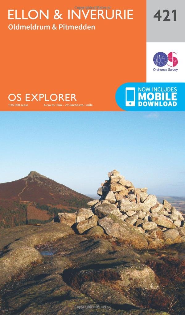 Ellon & Inverurie Map | Oldmeldrum & Pitmedden | Ordnance Survey | OS ...