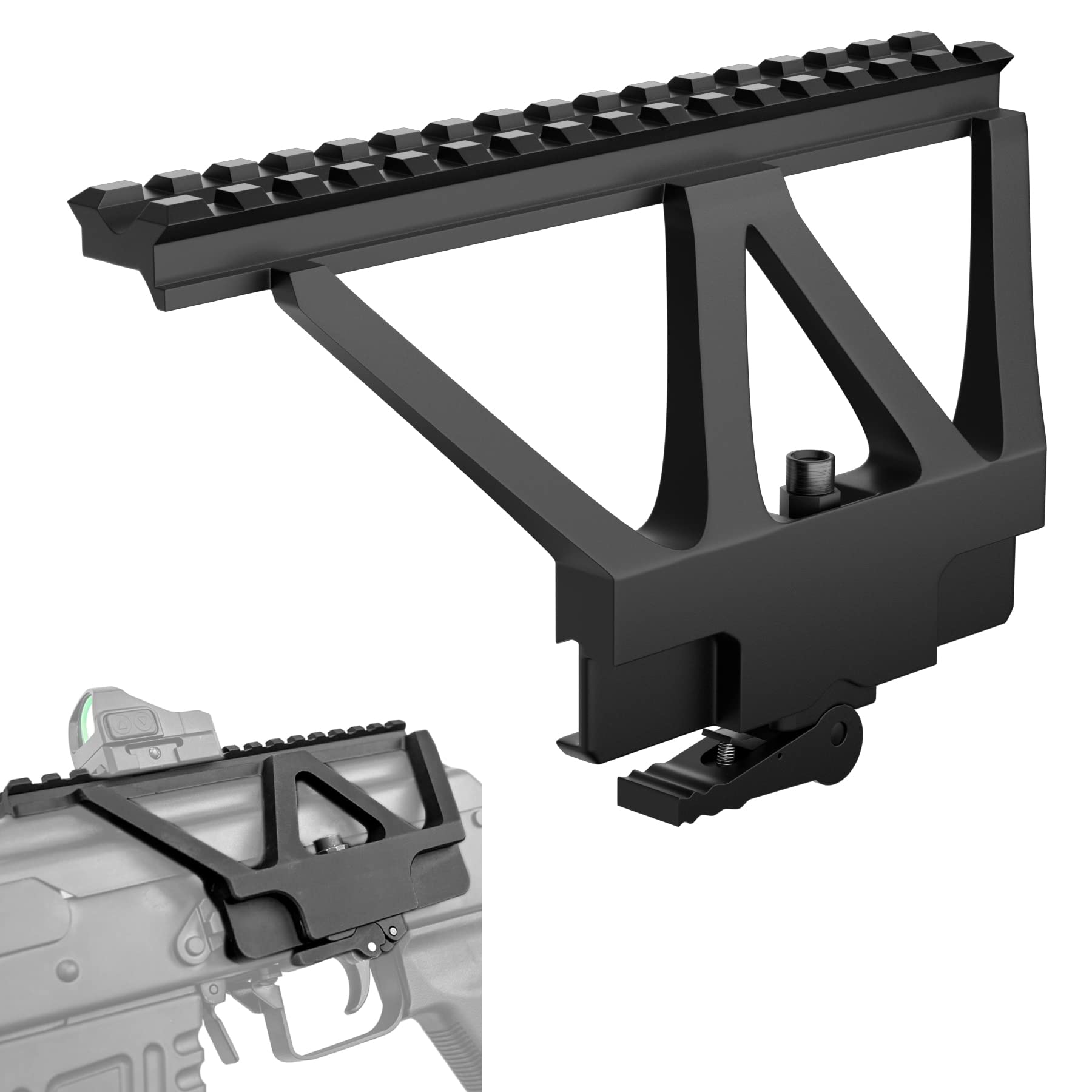 Snapklik.com : Jimtyee Red Dot Scope Mount 20mm Single Picatinny Weaver ...