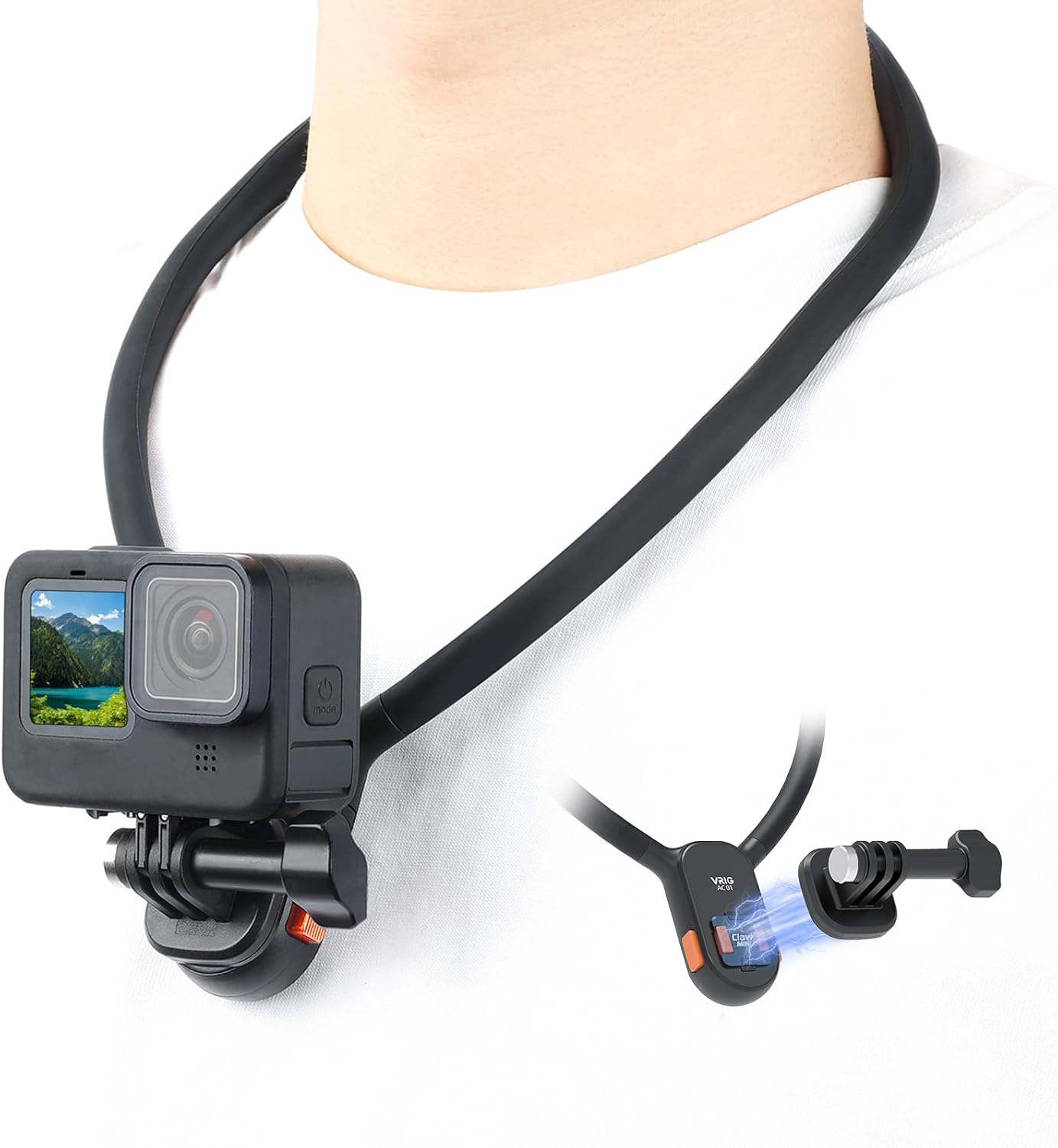 Amazon.com : VRIG Magnetic Neck Mount for GoPro,DJI Osmo Action 5Pro/4/ ...