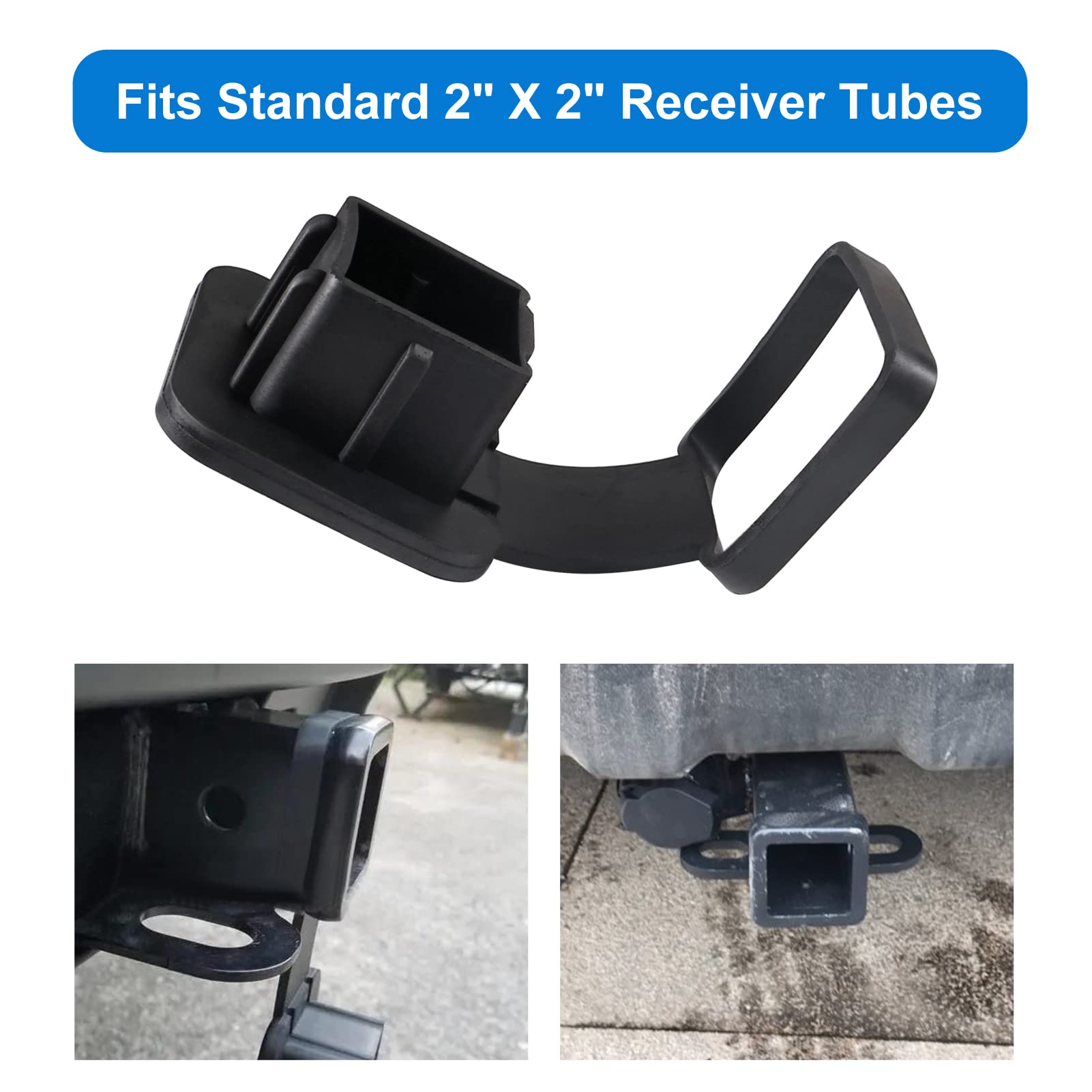 Snapklik.com : 2Pack Receiver Tube Cover 2” Receiver Hitch Cover,2 Inch ...