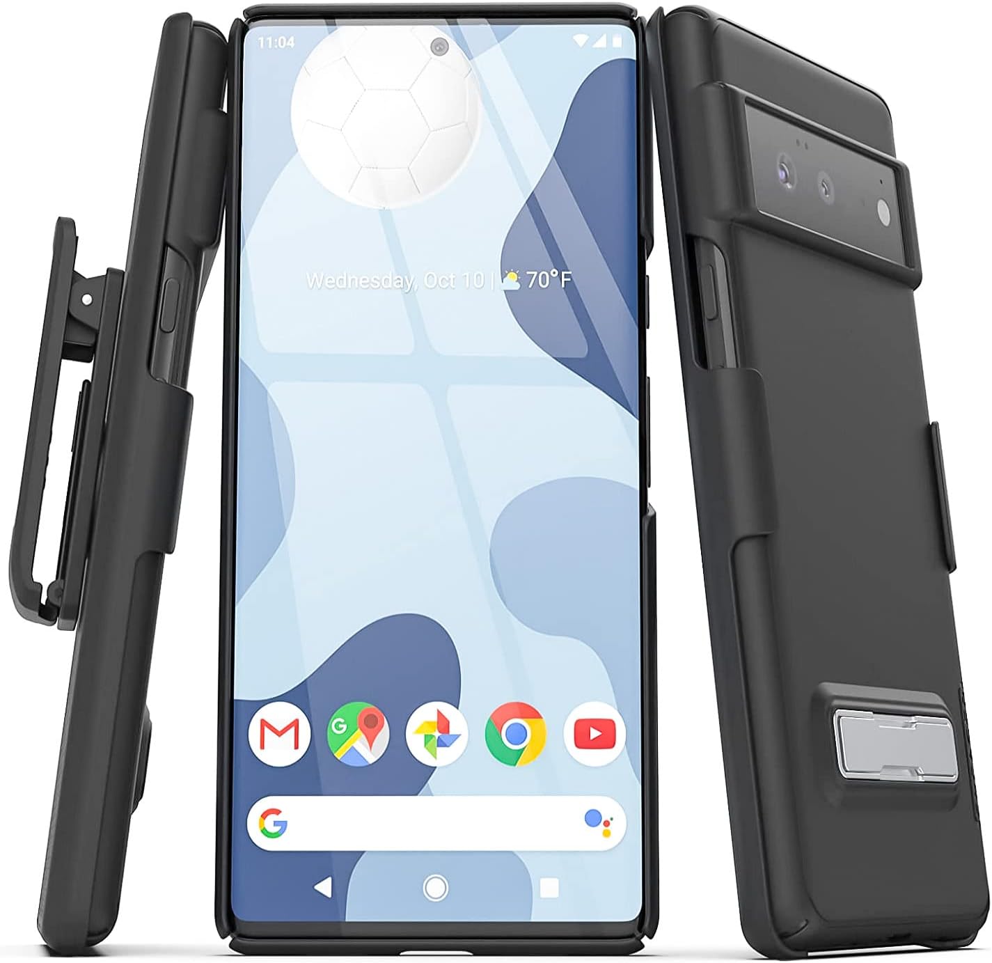 Amazon.com: Encased Belt Case Designed for Google Pixel 6 Clear Phone ...