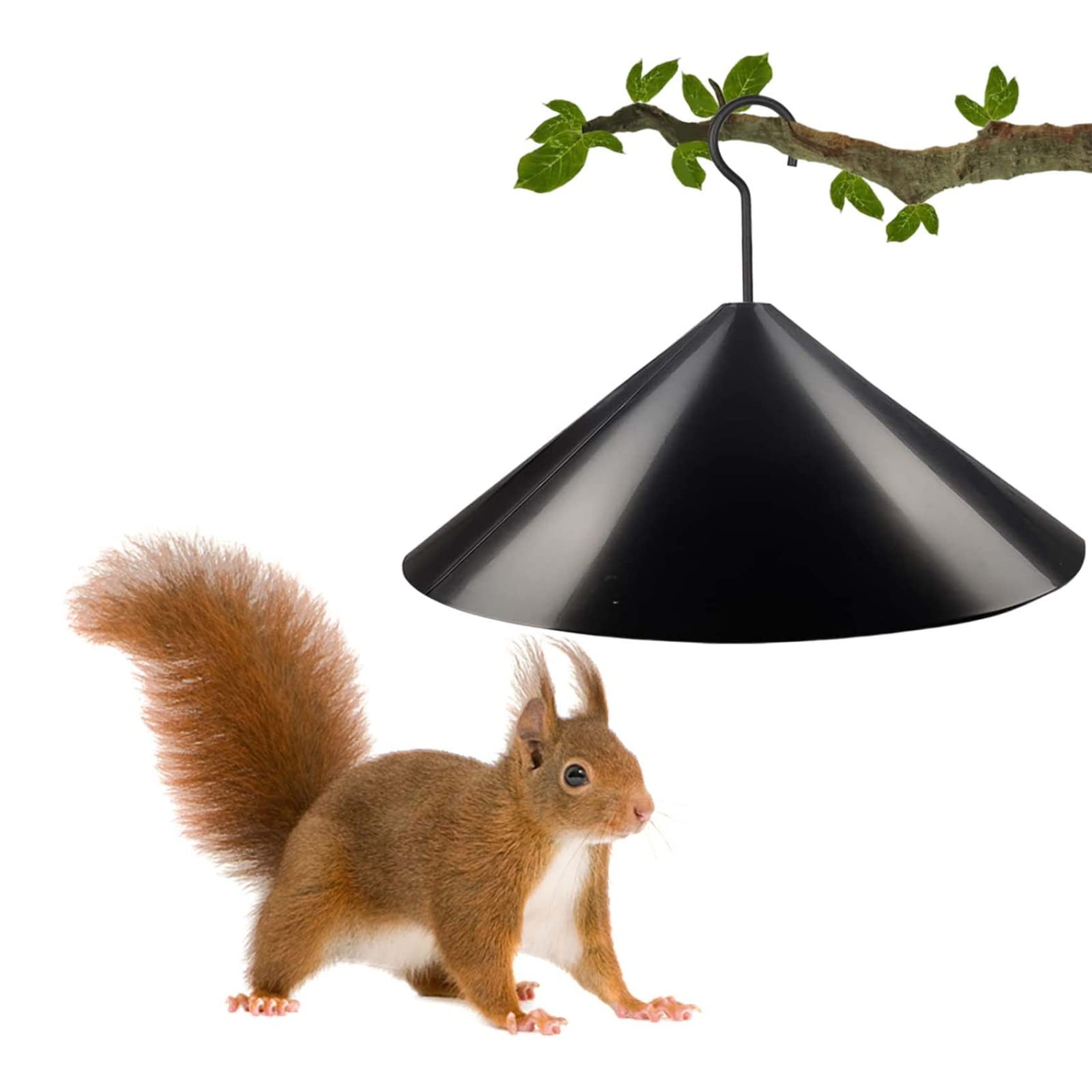 Squirrel Baffles for Bird Feeders, Squirrel Guard Pole Mount Squirrel ...
