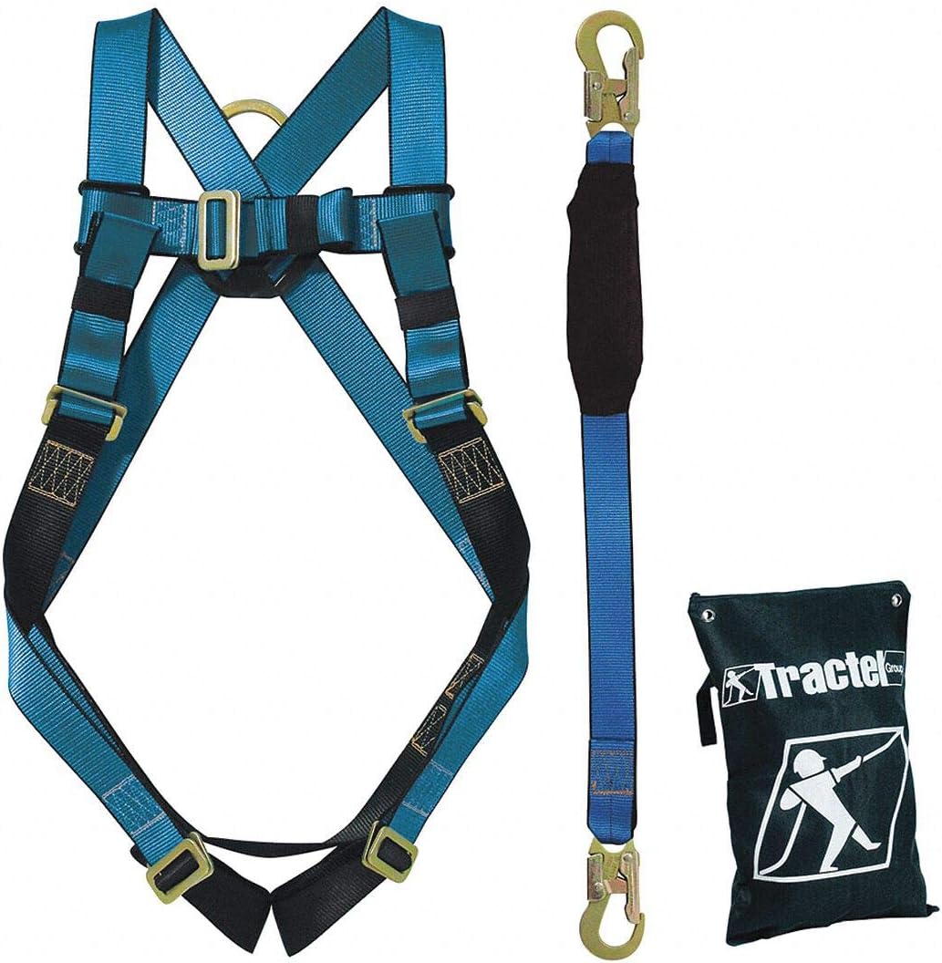 Tractel Safety Harness Fall Protection Kit | Full Body Safety Harness ...