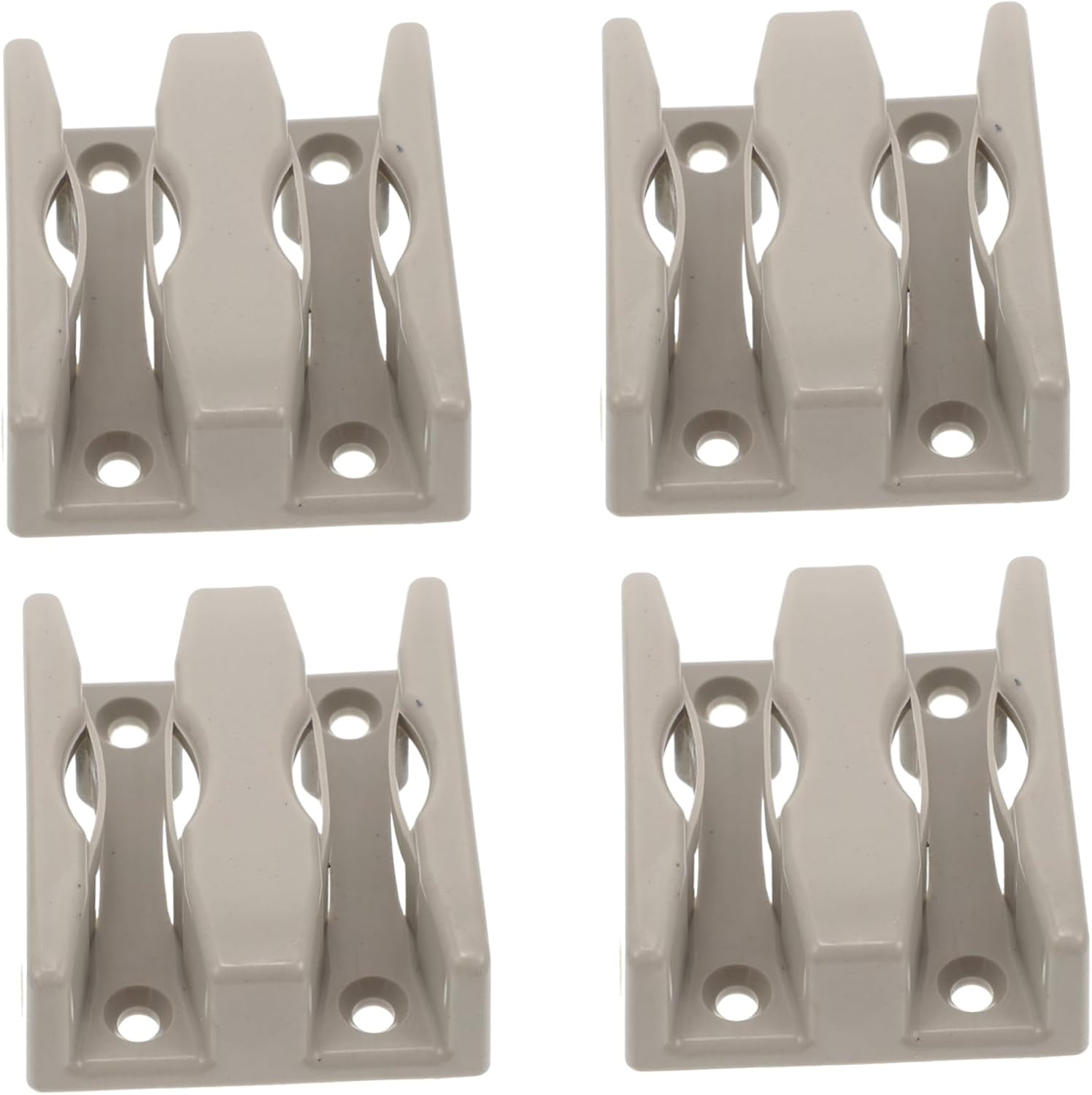 Amazon | Mobestech 4個移门固定块 浴室ガラススライドドア用底部ガイド で安定した固 | ドア用金物