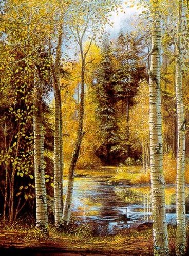 Amazon.com: Gold Leaf by Roberta Wesley: Prints: Posters & Prints