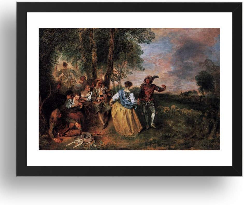 Amazon.com: Period Prints WATTEAU, Jean-Antoine - The Shepherds ...