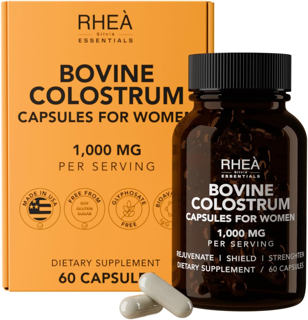 Amazon.com: Rhea Bovine Colostrum Supplement for Women, Colostrum ...