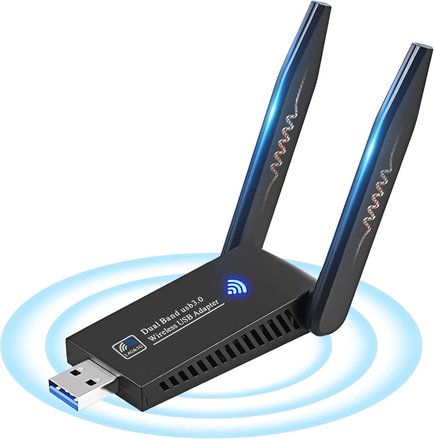 Amazon.com: WiFi Adapter for Desktop PC, Aigital 1300Mbps Dual Band ...