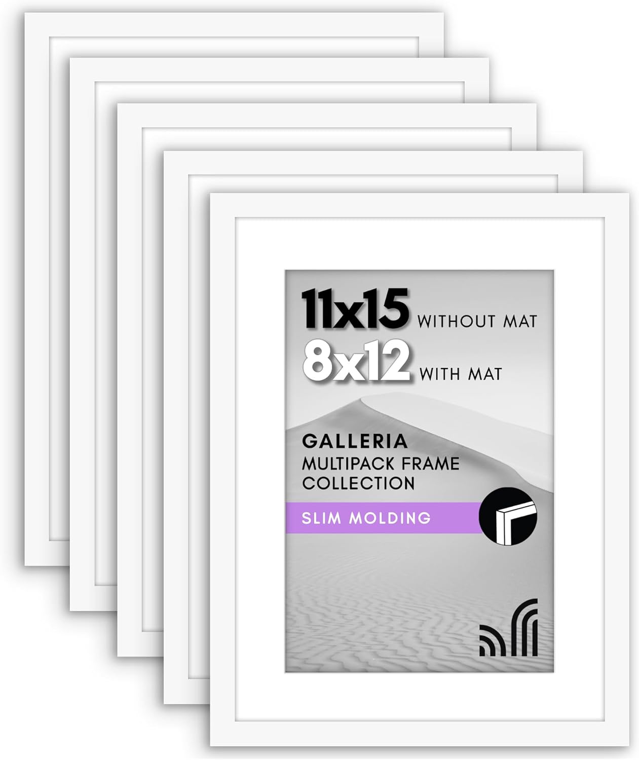 Amazon.com - Americanflat 11x15 Picture Frame with Polished Plexiglass ...