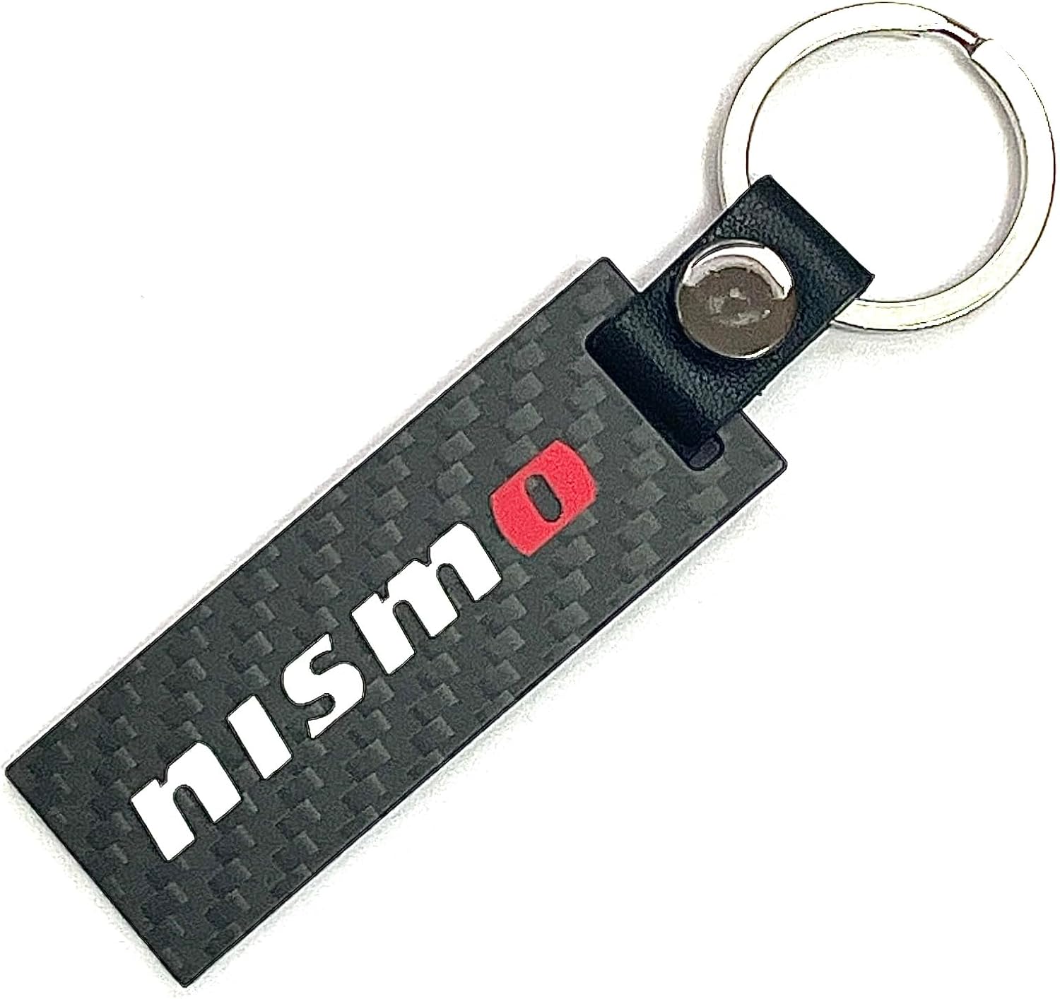 Amazon.co.jp: [カーライフプロダクト] 日産純正 NISMO リアルカーボンキーリング NISSAN nismo ノート ...