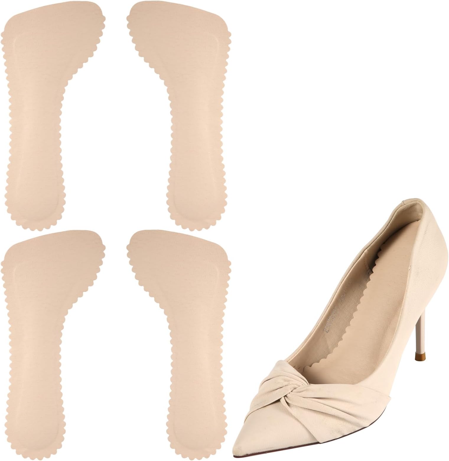 Amazon.com: 2 Pairs High Heel Inserts for Women, Invisible Adhesive ...