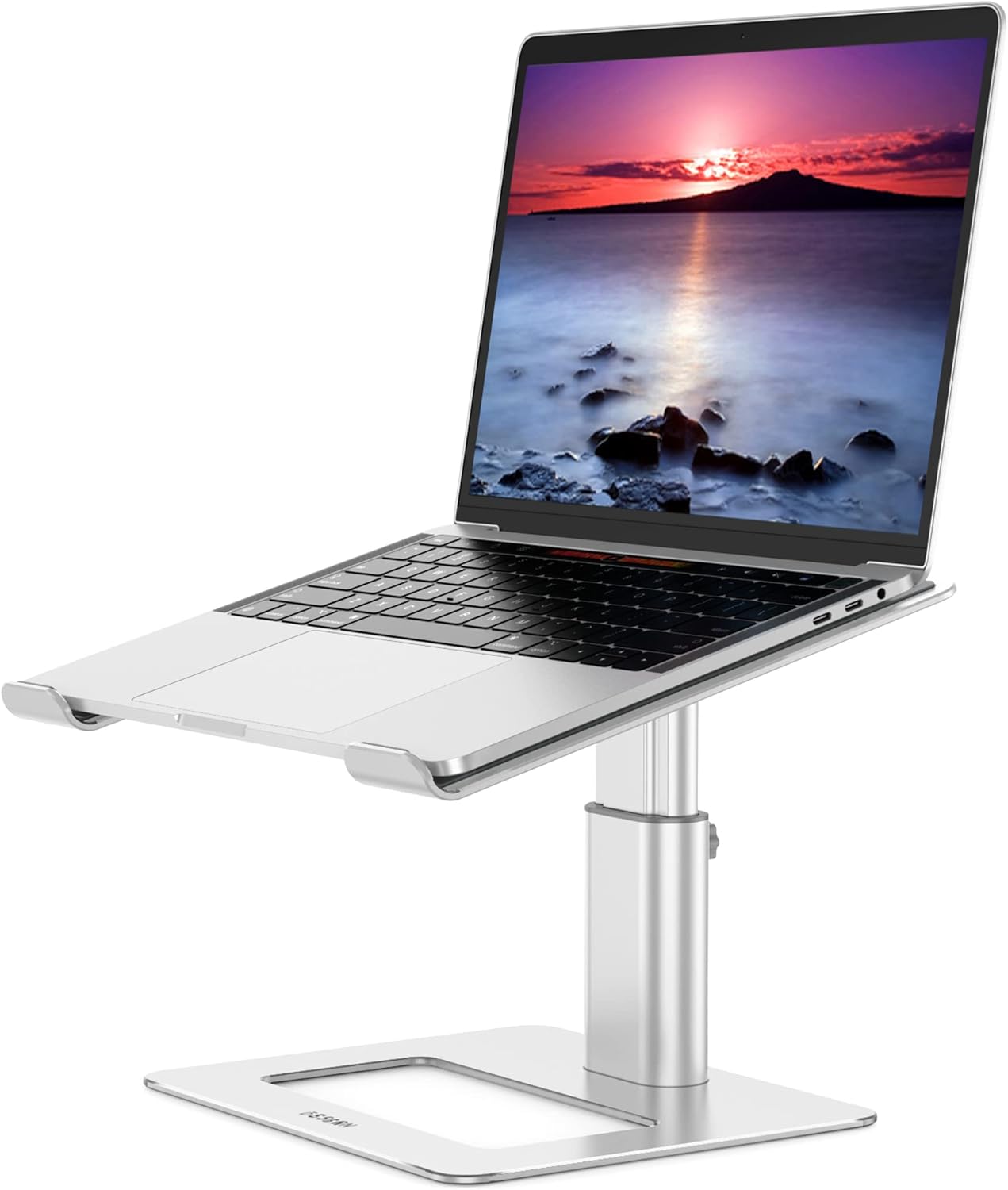 BESIGN Aluminum Laptop Stand, Ergonomic Adjustable Notebook Stand ...