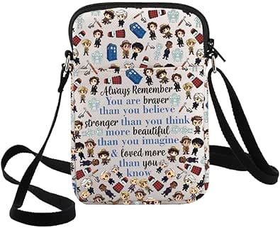 G2TUP Policeman Box Crossbody Bag Doctor Movie Fan Gift You Are Braver ...