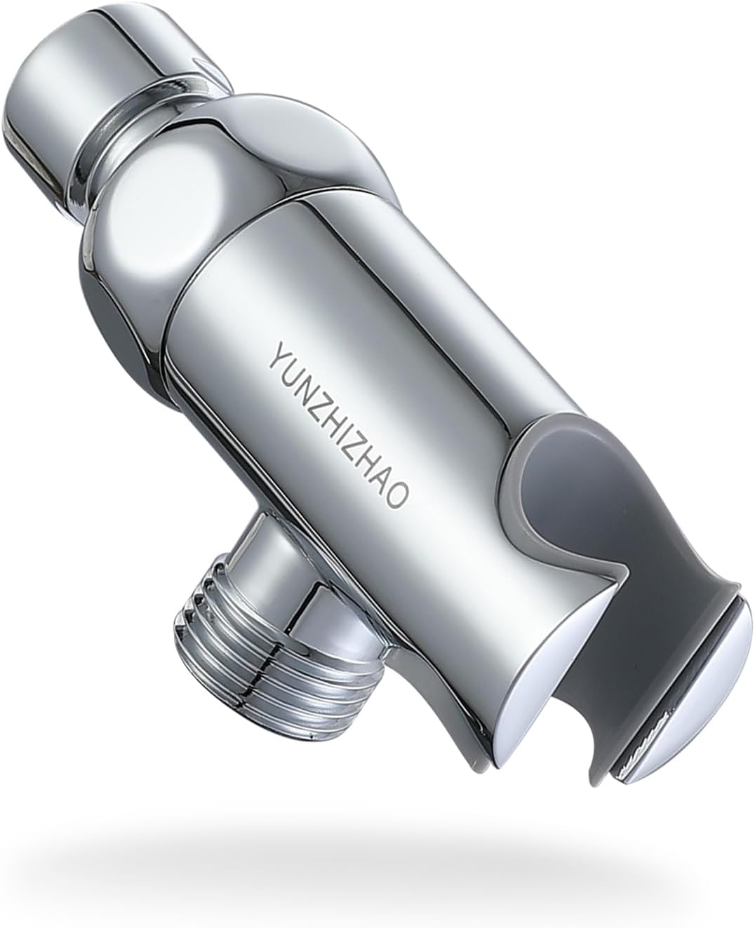 YUNZHIZHAO All Metal Shower Head Holder - Adjustable Shower Bracket ...