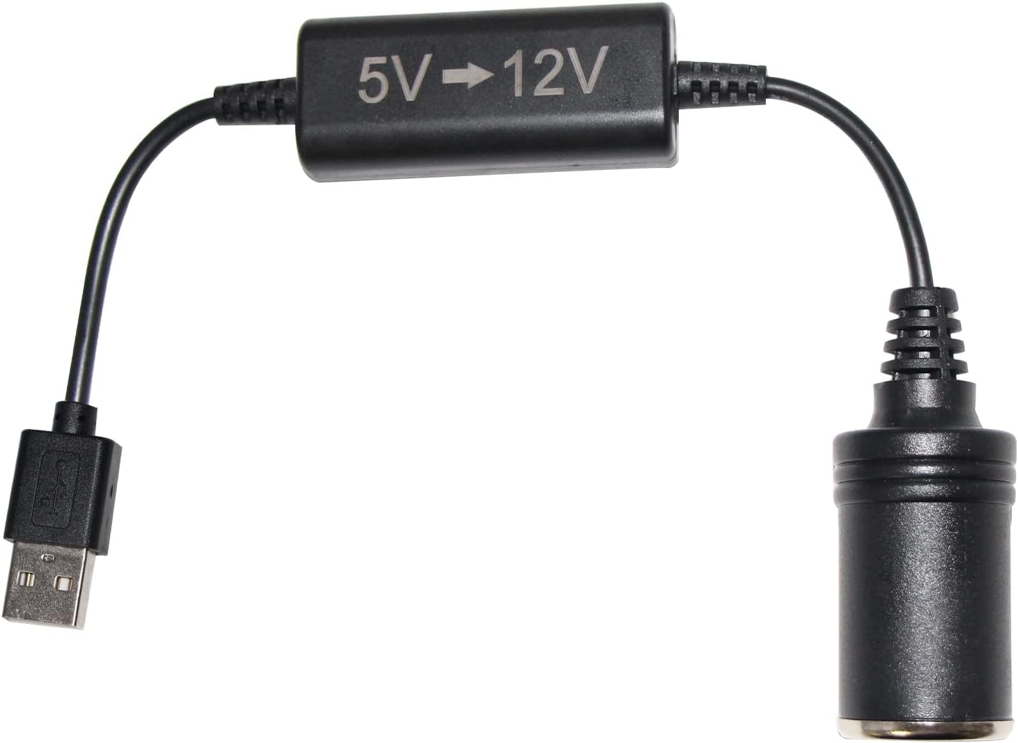 Amazon.com: QIUCABLE - 5V to 12V Step Up Voltage Converter, 1FT USB A ...