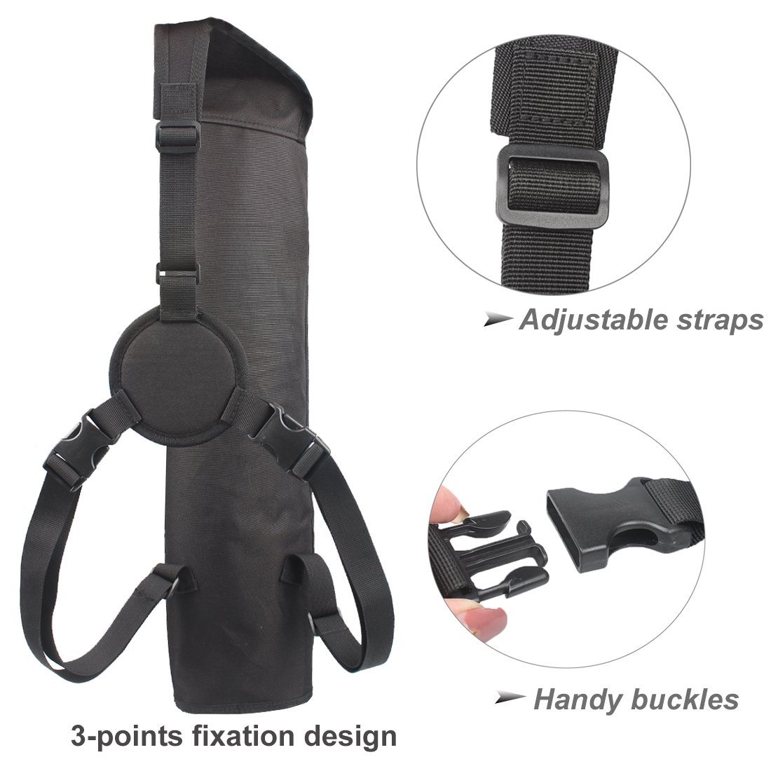 Snapklik.com : KRATARC Archery Back Arrows Quiver Bag