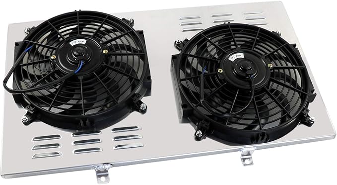 Amazon.com: Cooling Radiator Shroud Electric Fans for Chevy 1967-1972 ...