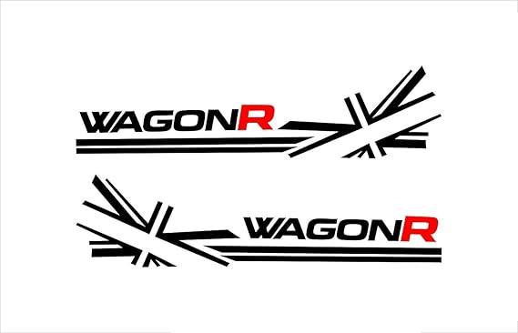 signEver Vinyl Wagon R Flag Logo Car Sticker, 16.14 x 4.33 Inches ...