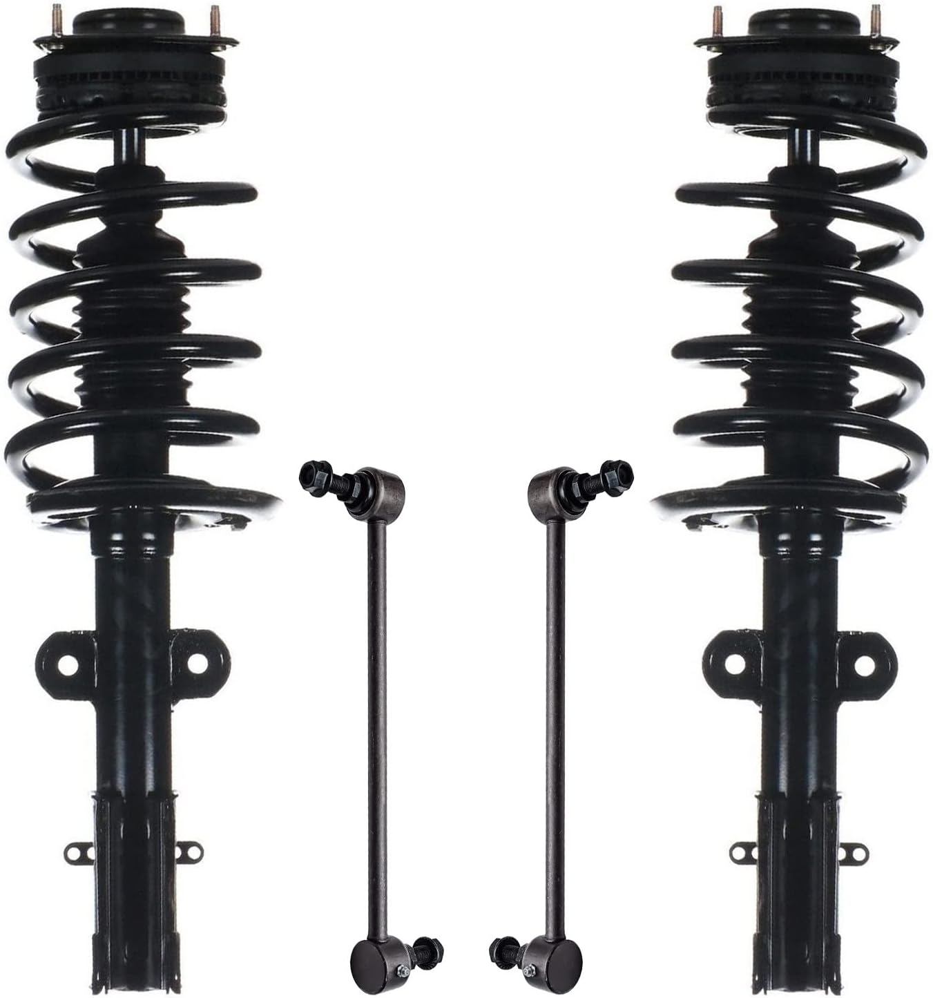Amazon.com: Detroit Axle - 4pc Front Struts Kit for 13-16 Chrysler Town ...