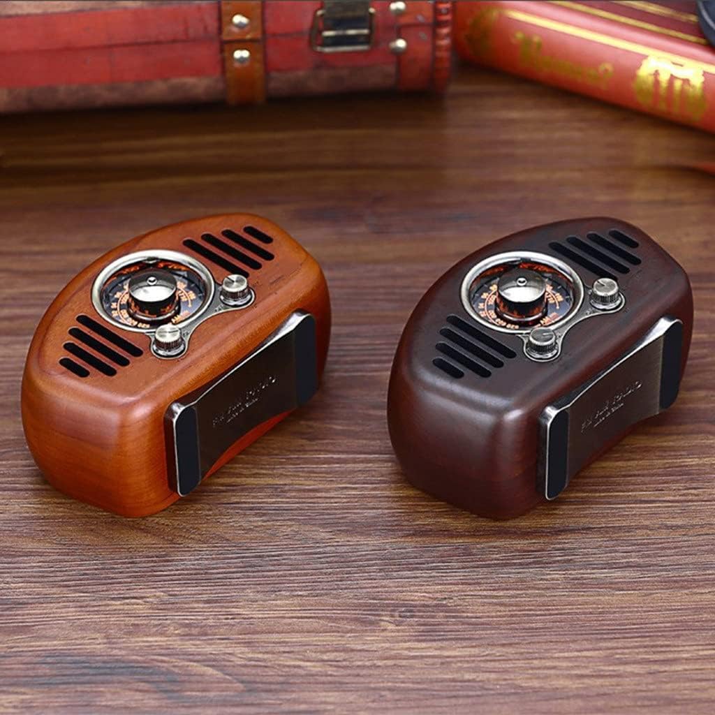 HMGGDD Portable Vintage Wooden Receiver Retro Radio Classic MP3 Music ...