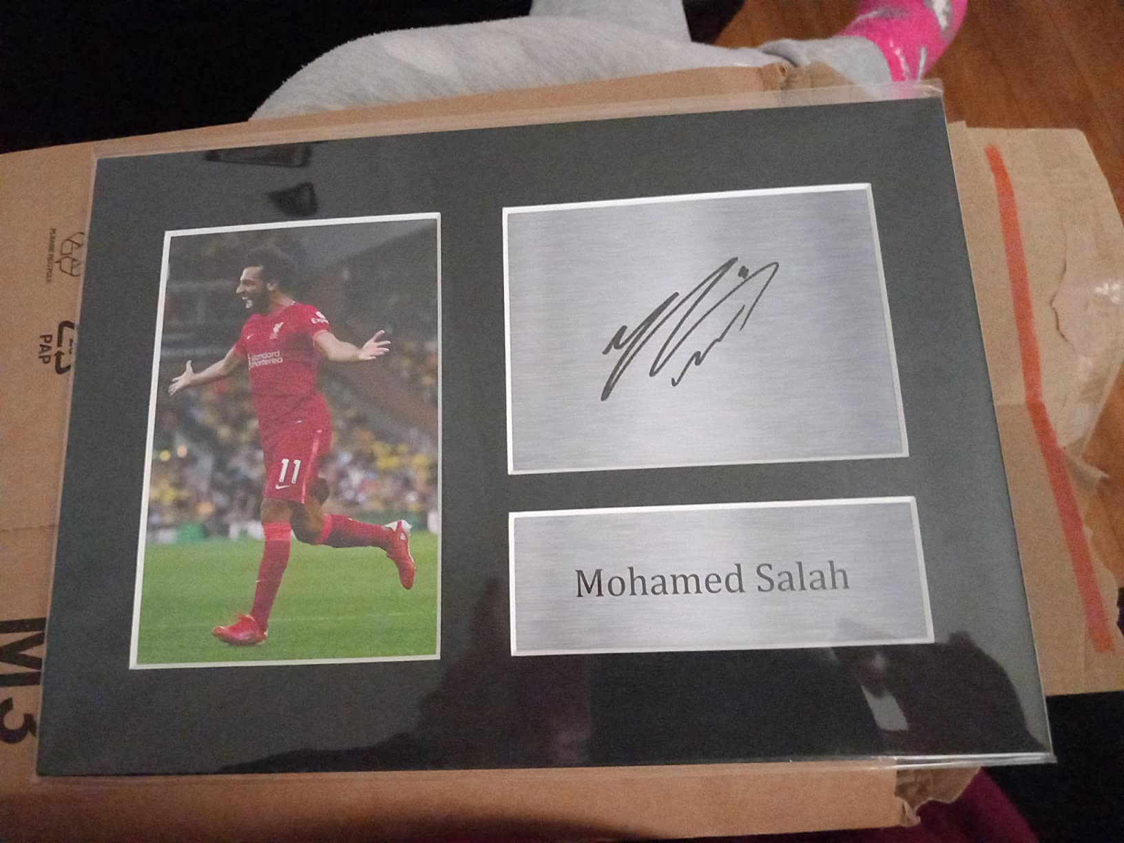 HWC Trading Mohamed Mo Salah Gifts Signed Printed Autograph Liverpool ...