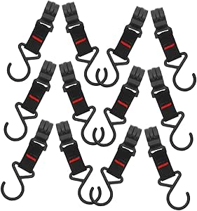 Amazon.com: Cabilock 15pcs Camping Rack Storage Hooks Lightweight ...
