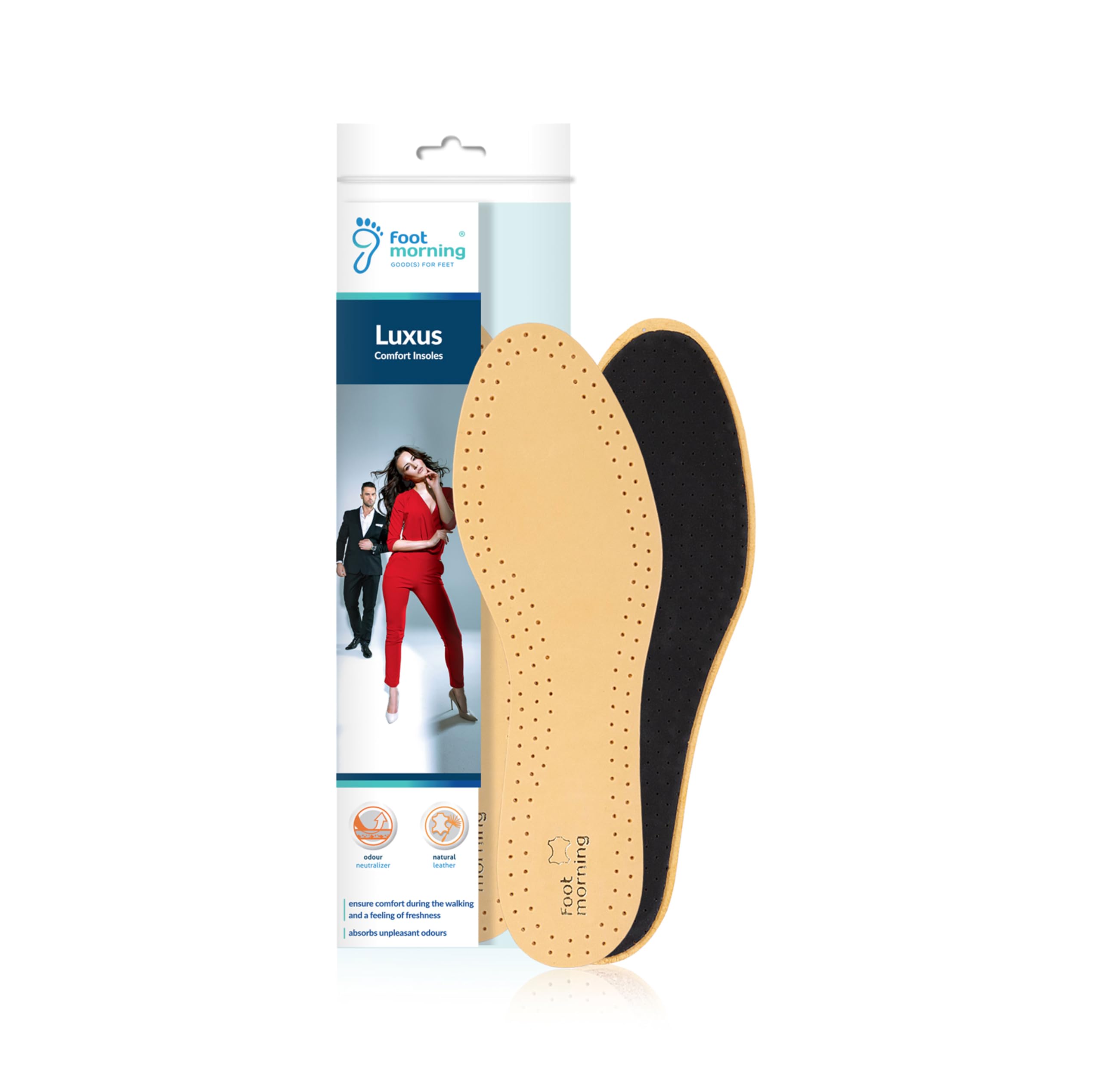 Foot Morning – Luxus Leather Shoe Insoles – Prime Quality Tanned ...