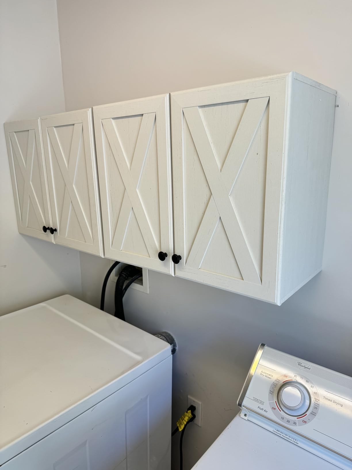 Amazon.com: Wall Storage Cabinets - Farmhouse Kitchen Laundry White ...