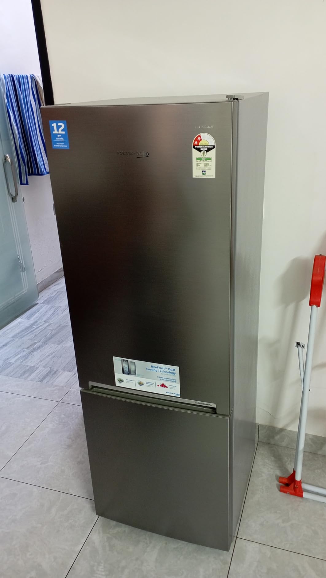 Voltas Beko 360 L 2 Star Inverter Frost-Free Double Door Refrigerator ...