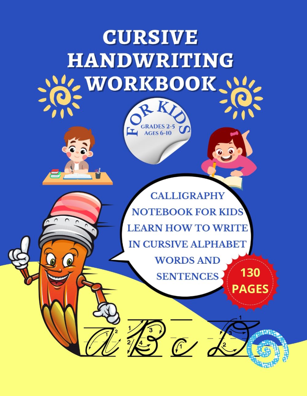 Amazon CURSIVE HANDWRITING WORKBOOK Calligraphy Notebook FOR KIDS Amazon CURSIVE HANDWRITING WORKBOOK Calligraphy Notebook FOR KIDS