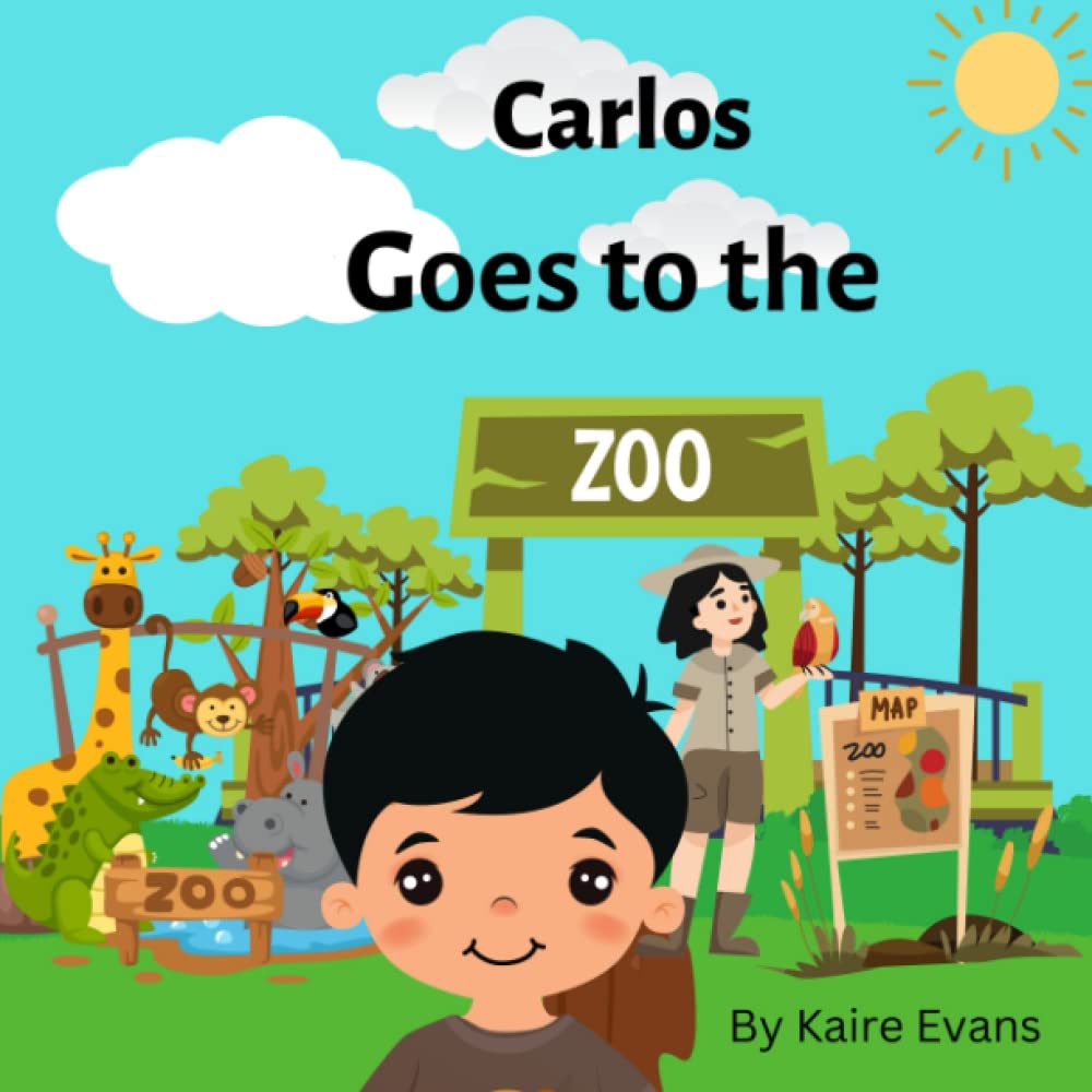 Carlos goes to the Zoo: Counting 1-15 in Spanish & English: Evans ...