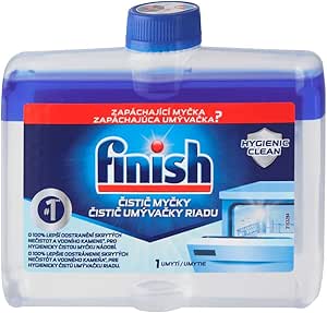 Finish Hygienic 250ml Liquid Dishwasher Cleaner/Grease Limescale ...