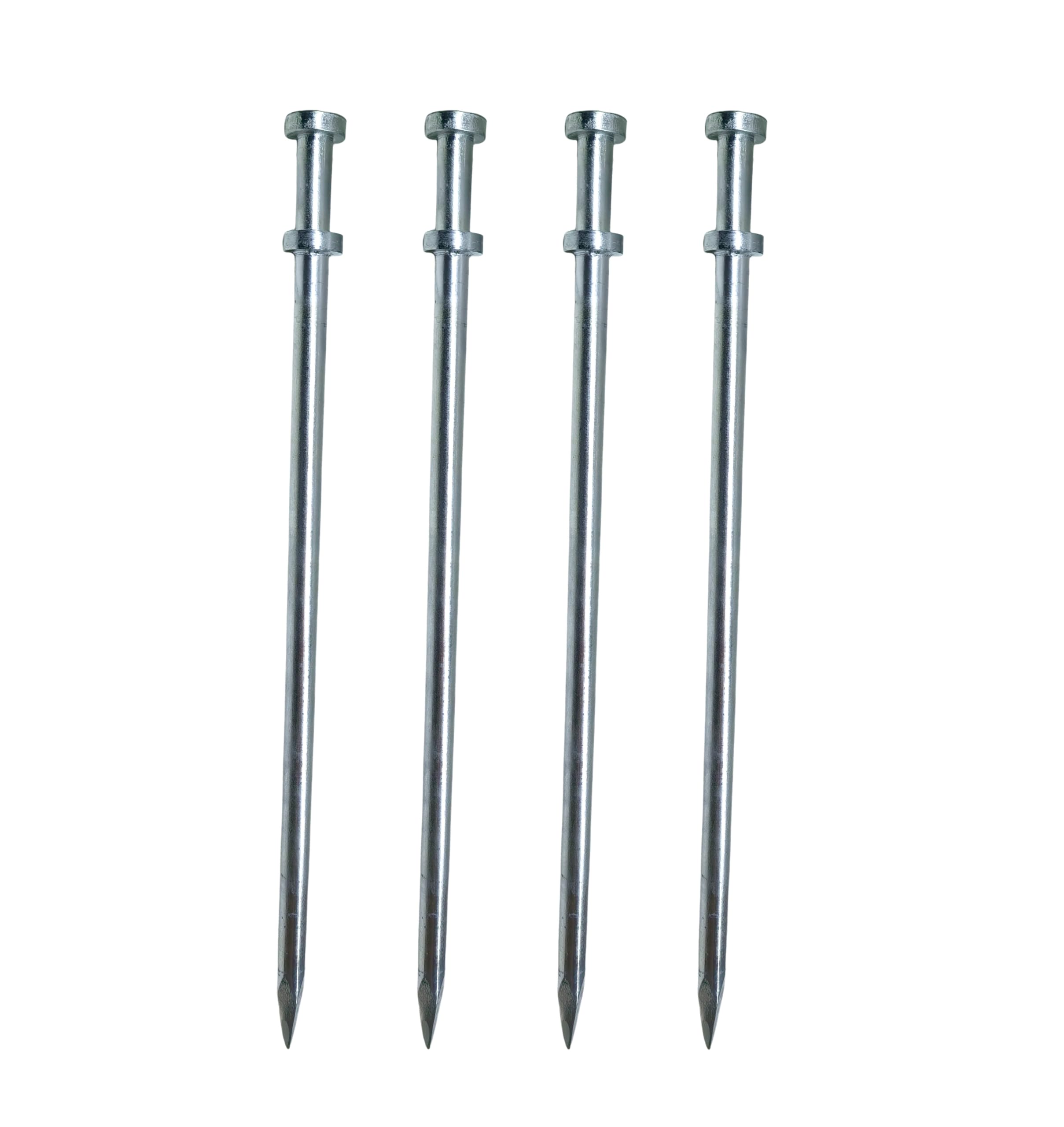 Snapklik.com : Double Head Tent Stakes - Heavy Duty 1045 Steel Heat ...