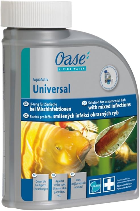 Oase 50564 AquaActiv Universal, 500 ml (sufficient for 10 m³), fish ...