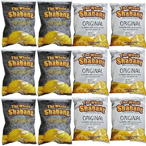 Amazon.com: The Whole Shabang Potato Chips by Moon Lodge Bundled | 1.5 ...
