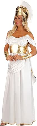 Amazon.com: Women's Athena Costume Dress | Deluxe Greek Goddess ...