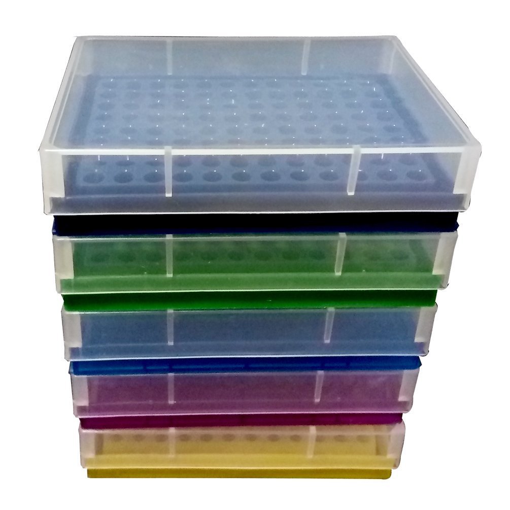 PUL FACTORY Plastic 96-Well PCR Rack for 0.2ml Micro Centrifuge Tube ...
